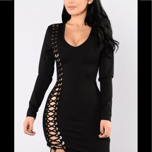 Fashion Nova | Dresses | Sexy Af Ticket To Love Dress | Poshmark